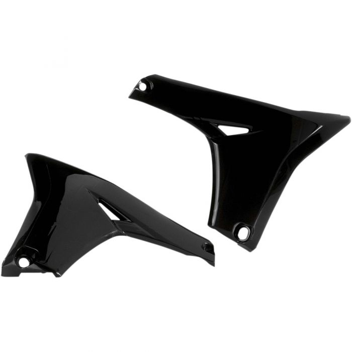 Acerbis Radiator Shrouds Black - Lower - 2374150001 | FortNine