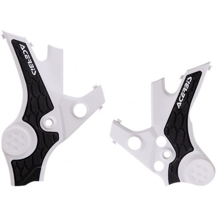 Acerbis X-Grip Frame Guards Black/Red - 2858821042 | FortNine Canada