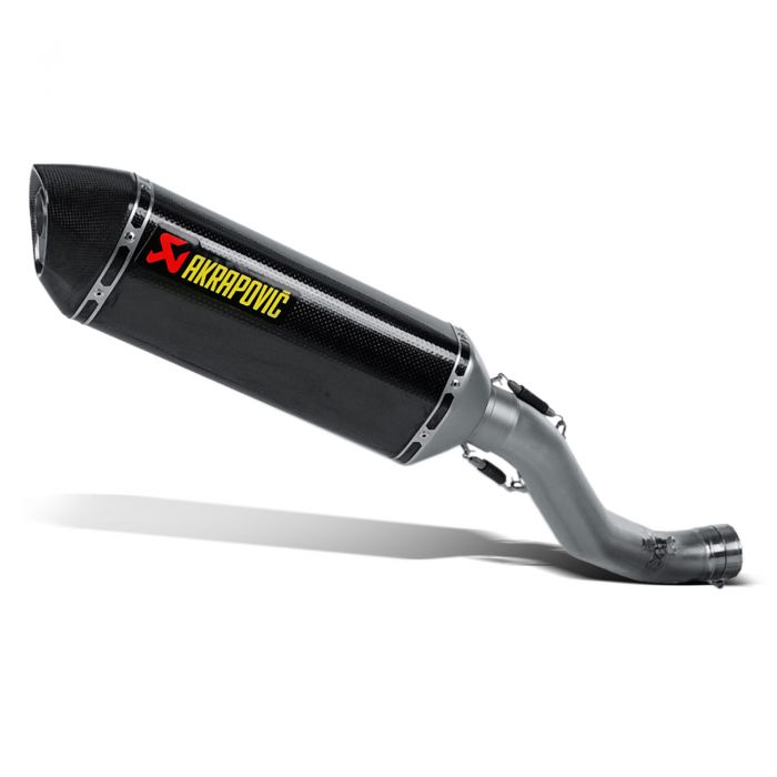 Akrapovic Slip-On Line Exhaust Hexagonal Muffler - Stainless/Carbon ...