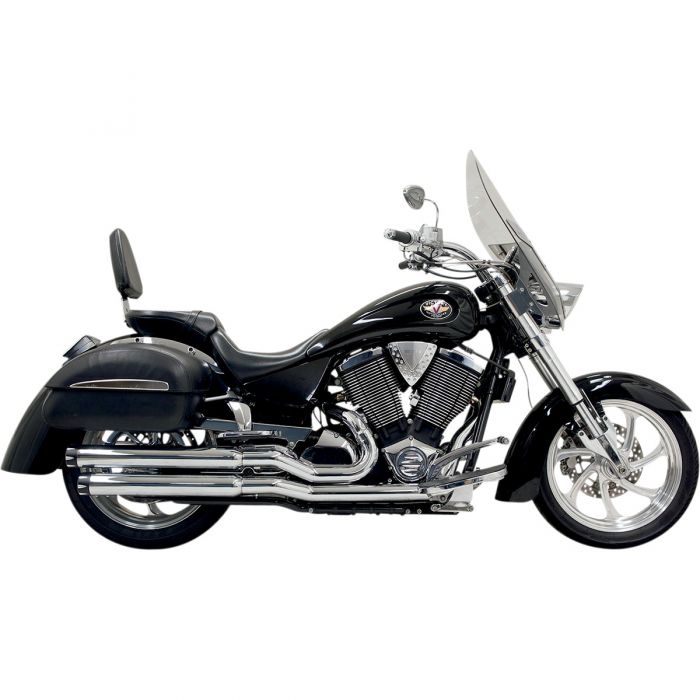Bassani Pro Street Exhaust System Straight-Cut - Chrome - 6V13T ...