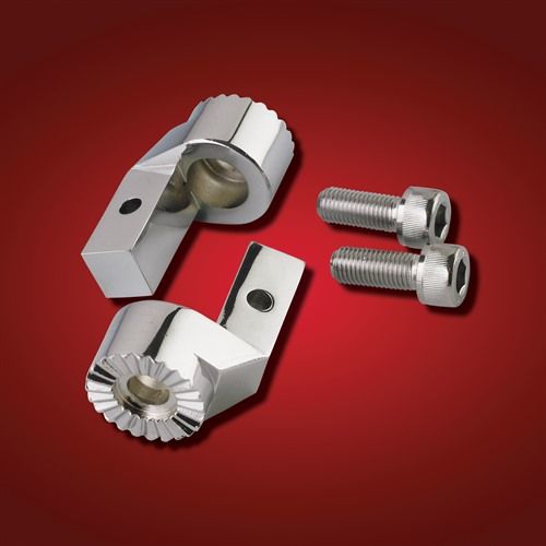 Show Chrome (Big Bike Parts) Anti-Rotation Series Male Stud Mounts - 5 ...