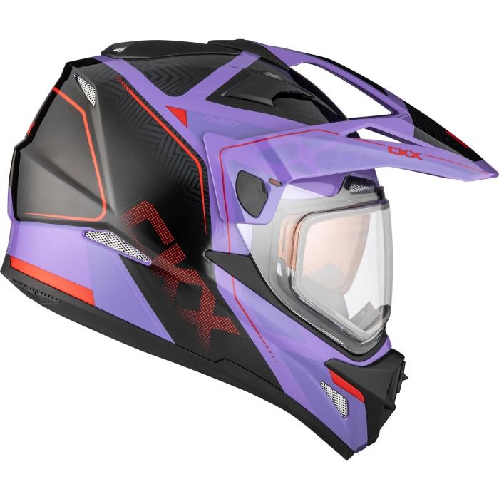 CKX Quest RSV Gloom - Casque de Motoneige avec Visière Électrique ...