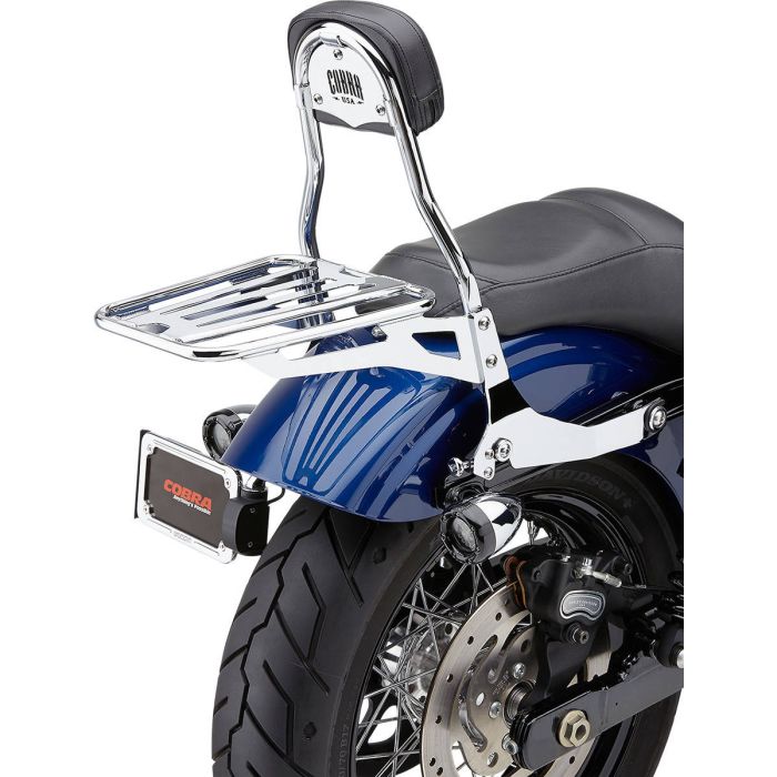 Cobra Detachable Backrest Kit 14" Round - Chrome - 602-2004 | FortNine