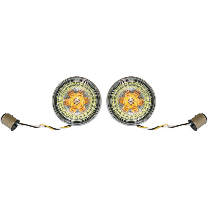 Custom Dynamics ProBeam LED Turn Signal Inserts - Flat Style - 1157 ...