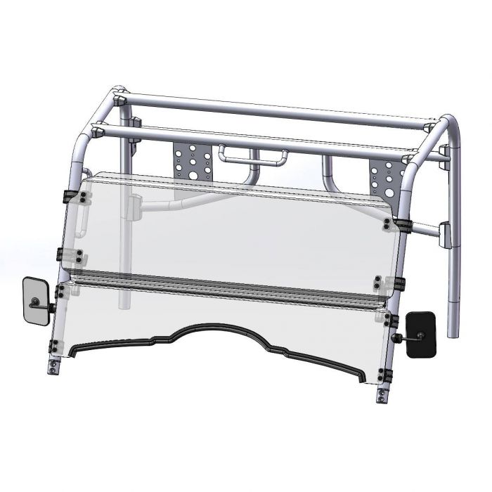 Direction 2 Full Tilt Windshield MR10 Lexan Polycarbonate - KYMCOWS2000 ...