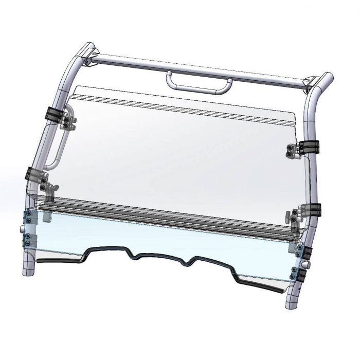 Direction 2 Full Tilt Windshield MR10 Lexan Polycarbonate - KYMCOWS3000 ...