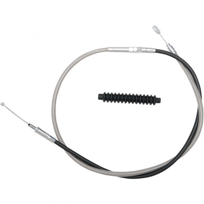 Drag Specialties High Efficiency Clutch Cable Braided - 60 15/16in. (25 ...