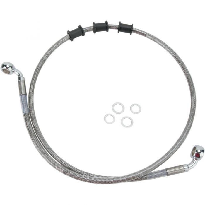 Drag Specialties Stainless Steel Front Brake Line Kit 42" - Extended ...