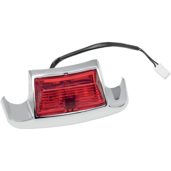 Drag Specialties Rear Fender Tip Light Light with Red Lens - 20400580 ...