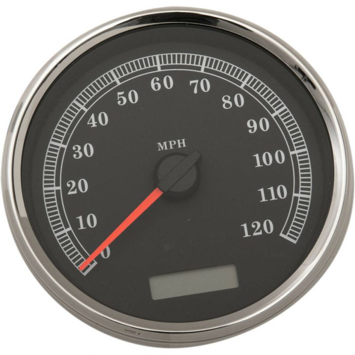 Drag Specialties Programmable Electronic Speedometer MPH 5" Black ...