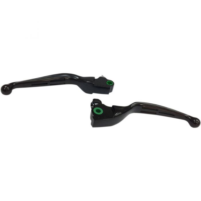 Drag Specialties Wide Blade Lever Set Slotted - Black - 0610-1981 ...
