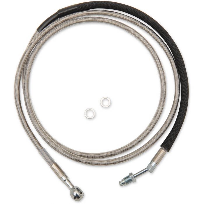 Drag Specialties Stainless Steel Hydraulic Clutch Line +2" - Stainless ...