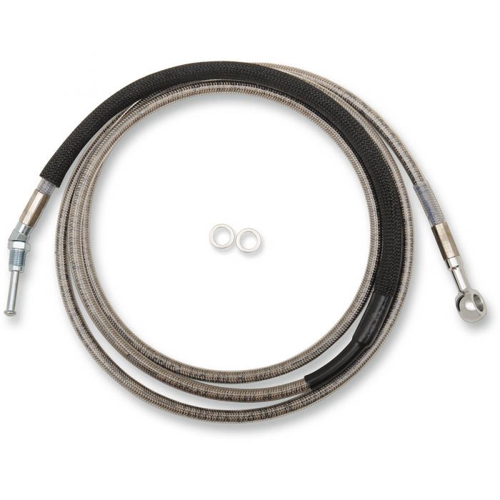 Drag Specialties Stainless Steel Hydraulic Clutch Line +10" - Stainless ...