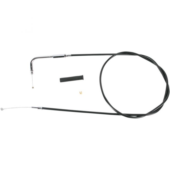 Drag Specialties Throttle Cable Black - 50" - 90deg. - 06501072 | FortNine