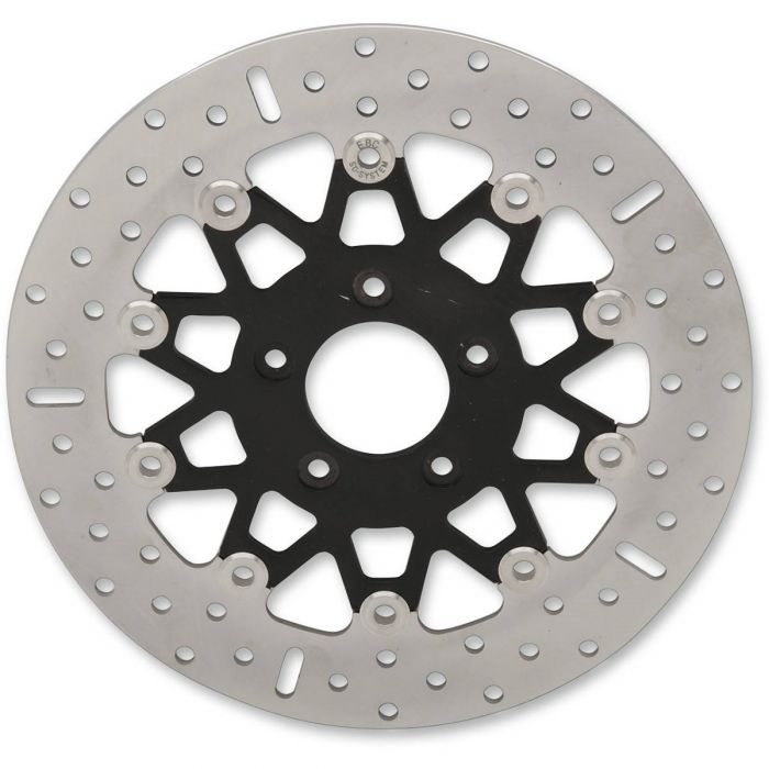 EBC 10-Button Brake Rotor Front - Narrow - Black Chrome - FSD021BLK ...