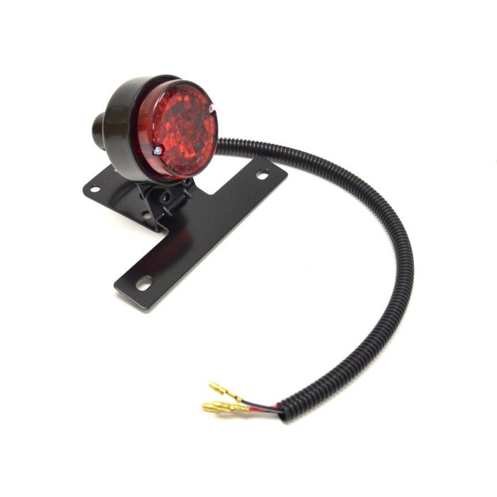 EMGO Classic Round Tail Light Black - 62-21512 | FortNine Canada