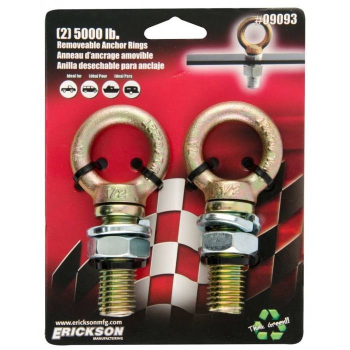 Erickson Removable Anchor Rings - 5000 lbs | FortNine Canada