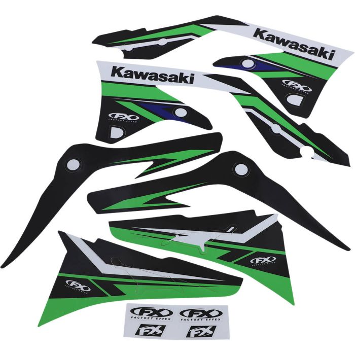 Factory Effex EVO 18 Shroud Graphics Kit - 24-01132 | Kawasaki KX450F 2012-2015 | FortNine Canada