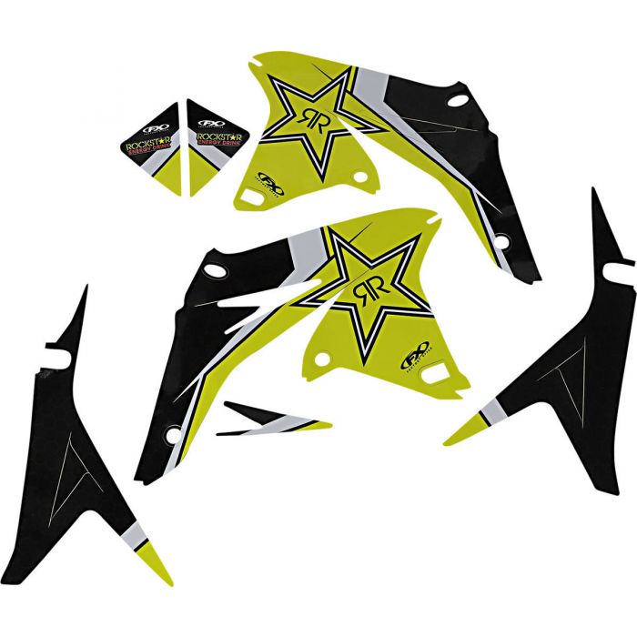 Factory Effex Rockstar Shroud Graphics Kit - 23-14424 | Suzuki RM-Z250 ...