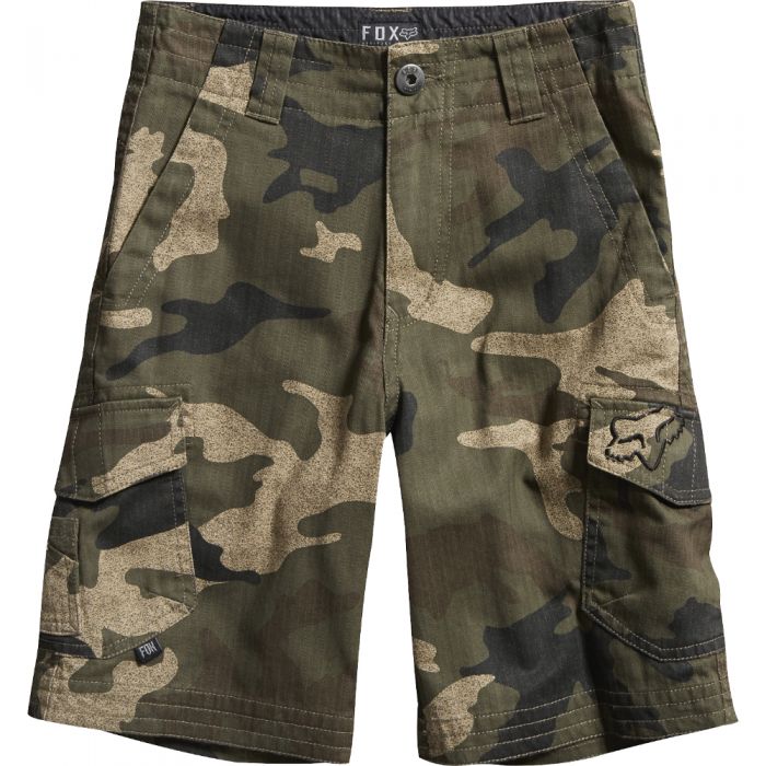 Fox Racing Slambozo Camo Cargo Boys Shorts | FortNine Canada