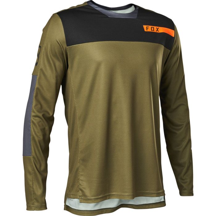 Fox Racing Defend Moth MTB Long Sleeve Jersey | FortNine Canada