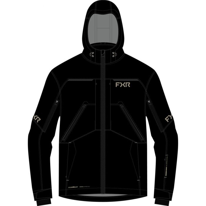 FXR Ridge Pro Tri-Laminate Non-Insulated Jacket | FortNine Canada