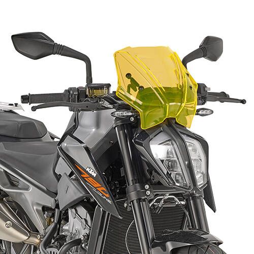 Kappa Windshield Orange - KA7708OR | KTM 790 Duke 2018 | FortNine Canada
