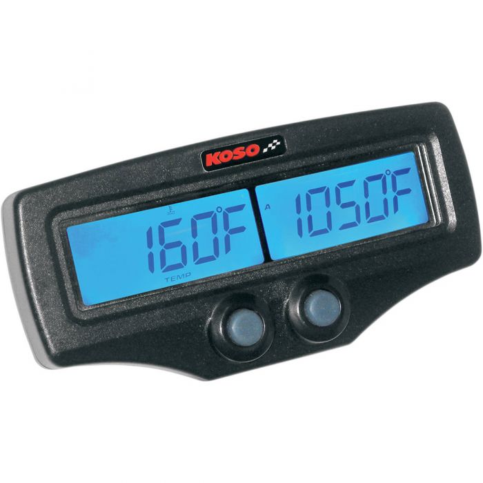 Koso Dual EGT Meter with Tachometer/Water Temperature - BA006B00X ...