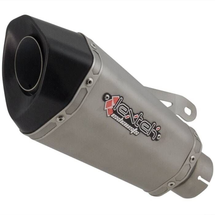 Lextek Slip-On Muffler Stainless Steel / Carbon Fiber - XT10 | BMW ...
