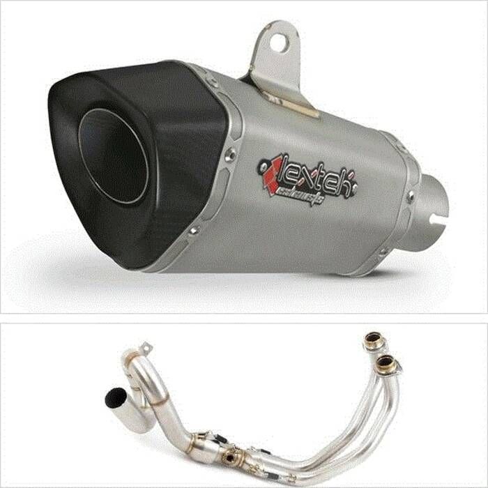 Lextek XP10 Full System Exhaust Low Level - with Downpipe - EXHKIT1402 ...