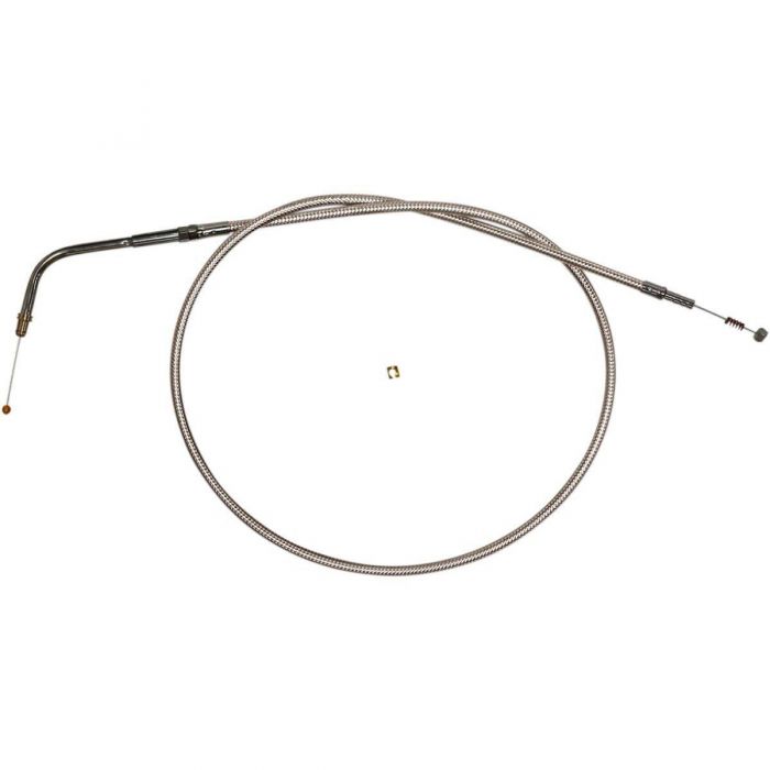 Magnum Polished Stainless Stock Length Idle Cable 28 3/4" - 45 deg ...