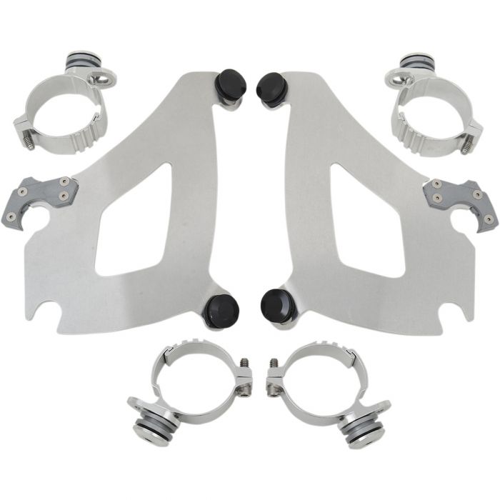 Memphis Shades Trigger-Lock Mount Kit for Bullet Fairing - Polished ...