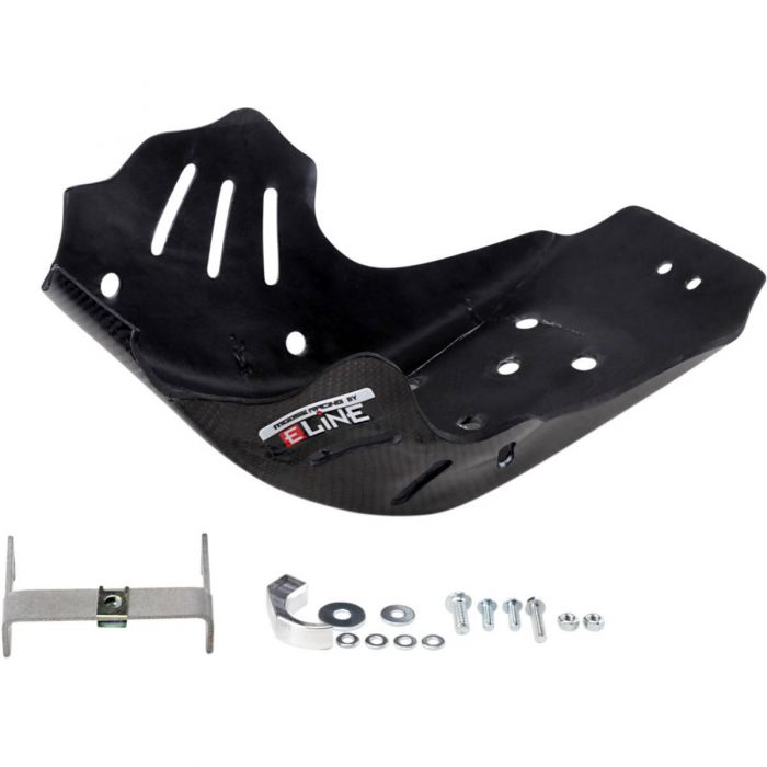 Moose Carbon Fiber Skid Plate - 0506-1350 | Husqvarna FX450 2019 ...