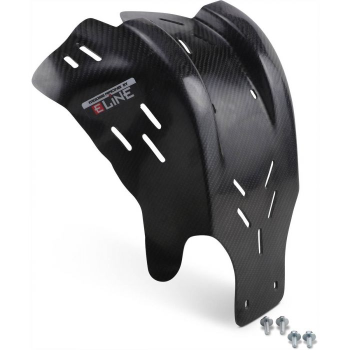 Moose Carbon Fiber Skid Plate - 0506-1372 | Kawasaki KX450 2019-2023 ...