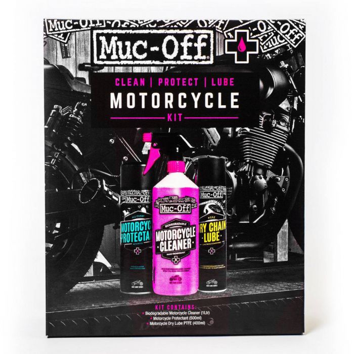 Muc-Off - Kit de Produits Nettoyant, Protecteur et Lubrifiant Moto ...