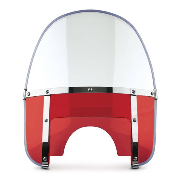 National Cycle Beaded Heavy Duty Windshield Red - N2231 | FortNine Canada