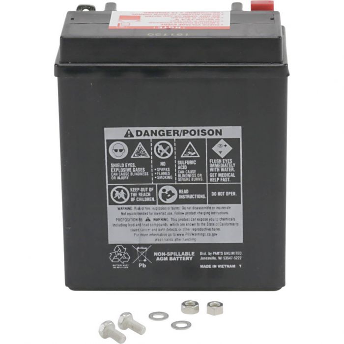 Parts Unlimited Factory Activated AGM Battery - CTX12A-BS | FortNine Canada