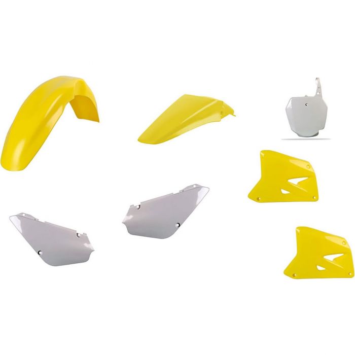 Polisport Complete Body Kit OEM RM Yellow 2001/White - 90775 | FortNine ...