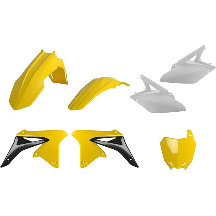 Polisport Complete Body Kit OEM RM Yellow 2001/White - 90778 | Suzuki ...