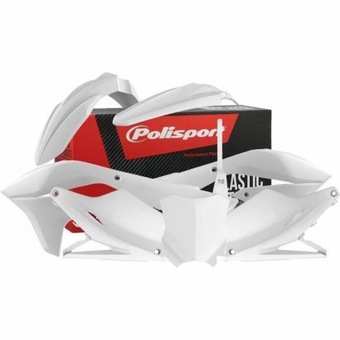 Polisport Complete Body Kit White - 90714 | Kawasaki KX250F 2018-2019 ...
