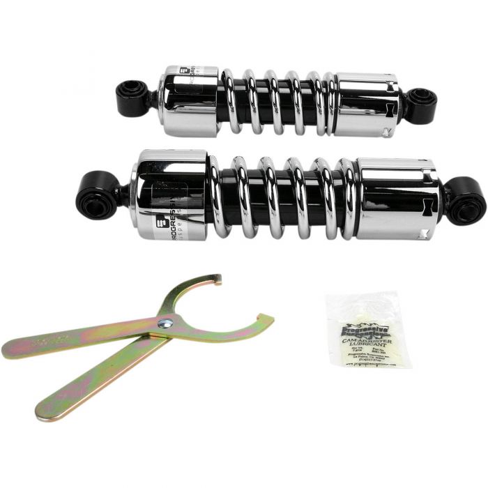 Progressive Suspension 412 Series Shocks 11" - Chrome - 412-4037C ...