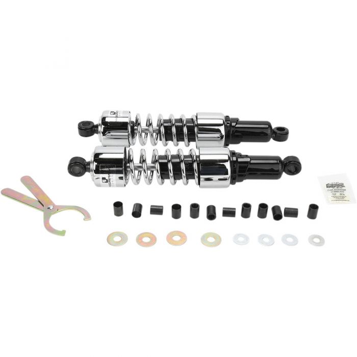 Progressive Suspension 412 Series Shocks 14.25" - Chrome - 412-4220C ...