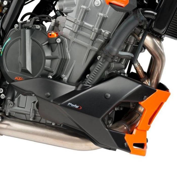 Puig Engine Spoilers Matte Black - 9669J | KTM 790 Duke 2018-2020 ...