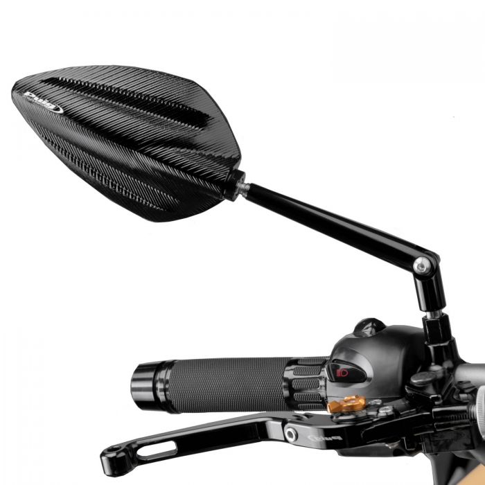 Puig Retrovisor Hi-Tech III Mirror Black - Right - 8025N | FortNine Canada