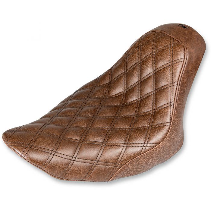 Saddlemen Renegade Solo Seat Brown - Lattice Stitch - 806-12-002BLS ...