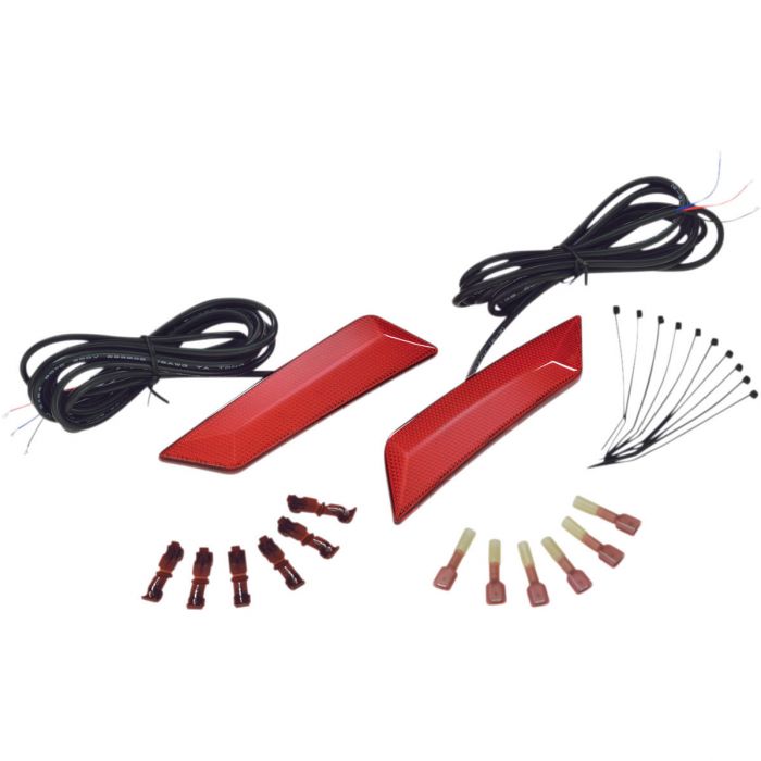 Show Chrome Front Fender LED Light Kit - 41-174B | FortNine Canada