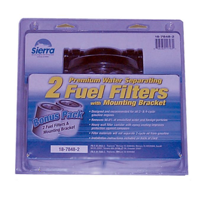 Sierra Fuel Water Separator Kit - 1/4 Aluminum (Short Filter) - 18-7848 ...