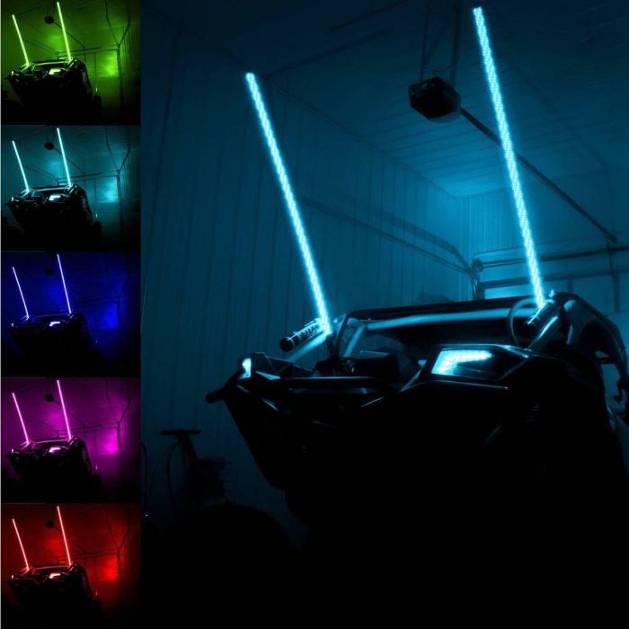 SuperATV 5' RGB LED Whip Light - WL-5-001 | FortNine Canada