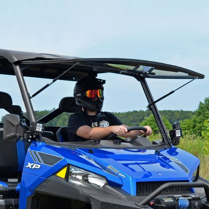 SuperATV Flip Windshield Scratch Resistant Poly - FWS-P-RAN900-70 ...