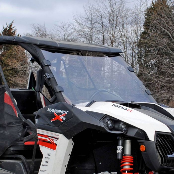 SuperATV Full Windshield Clear - Vented - Scratch Resistant Poly - WS ...